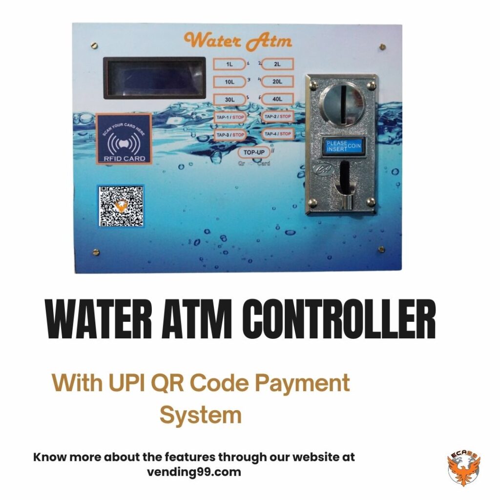 Water ATM Controller for 4 Lane Parallel Dispensing