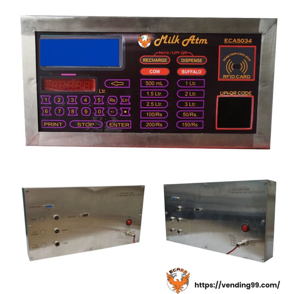 Digital Duble Lane Milk ATM Controller (Cow & Buffalo)